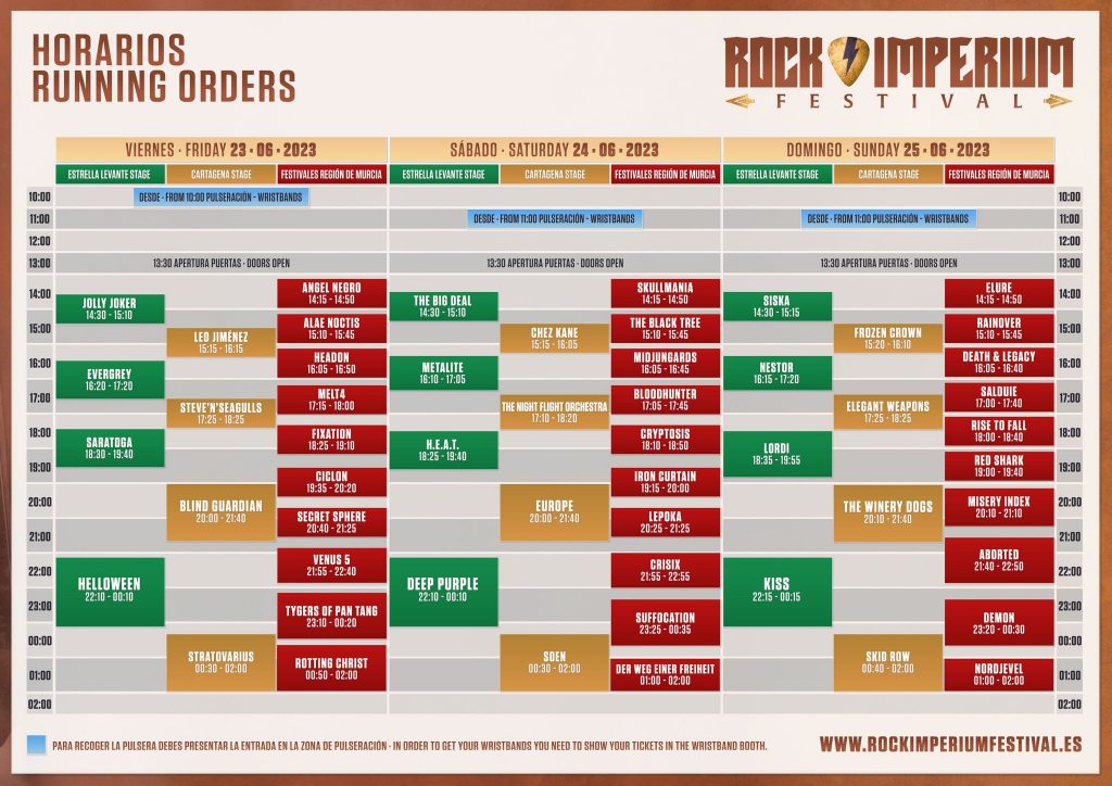 Todo preparado para tres días de hard rock y heavy metal en Rock Imperium Festival 2023 | Metal ...