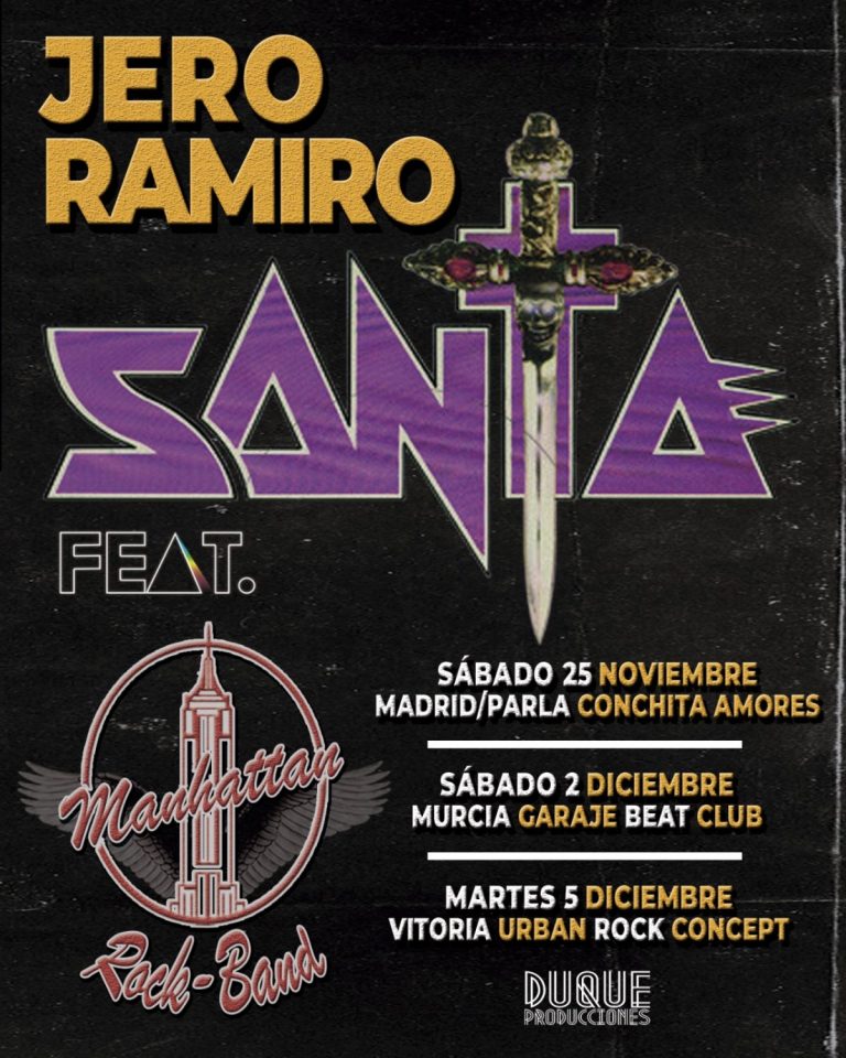 Jero Ramiro anuncia tres fechas en las que recreará el legado de Santa ...